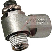 SMC Corporation - AS2201FG-N02-11SA - w/Sealant 3/8-in Tube 1/4NPT Port Meter-Out Elbow w ...